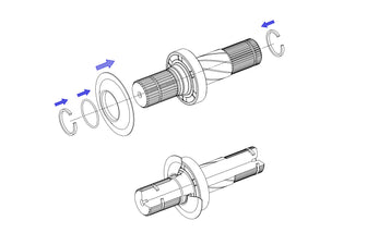 Intermediate axle shaft kit for Dodge Ram 1500 | Left and Right ...